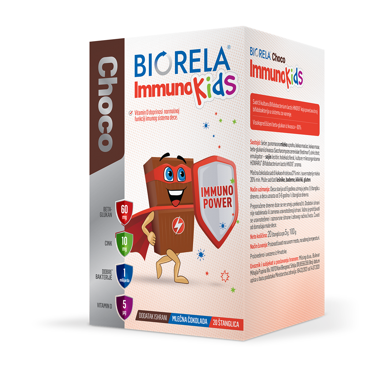Biorela® Choco Immuno Kids — Biorela